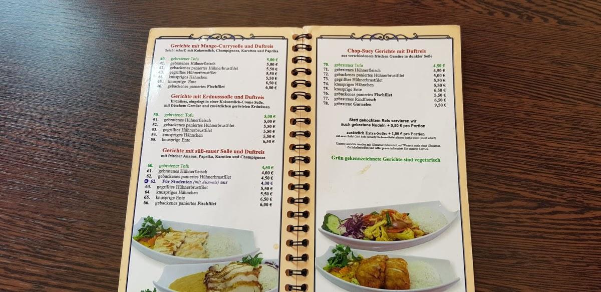 Menu at Asia-Snack restaurant, Halle (Saale), Am Steintor 13