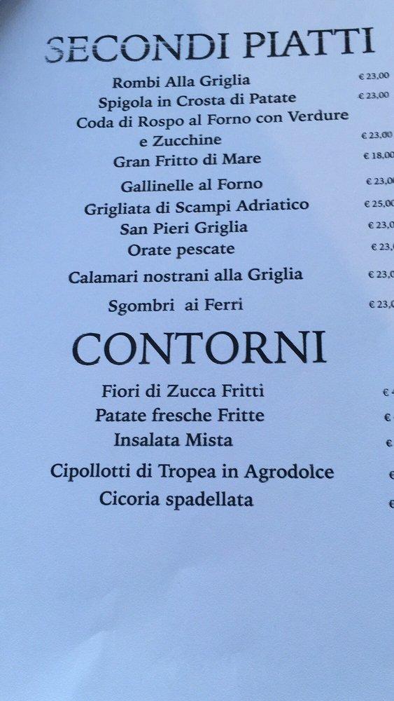 Menu da Zafferano padova ristorante, Padova
