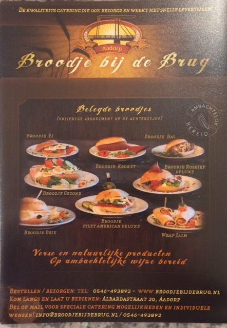 Carta de Broodje bij de brug, Almelo