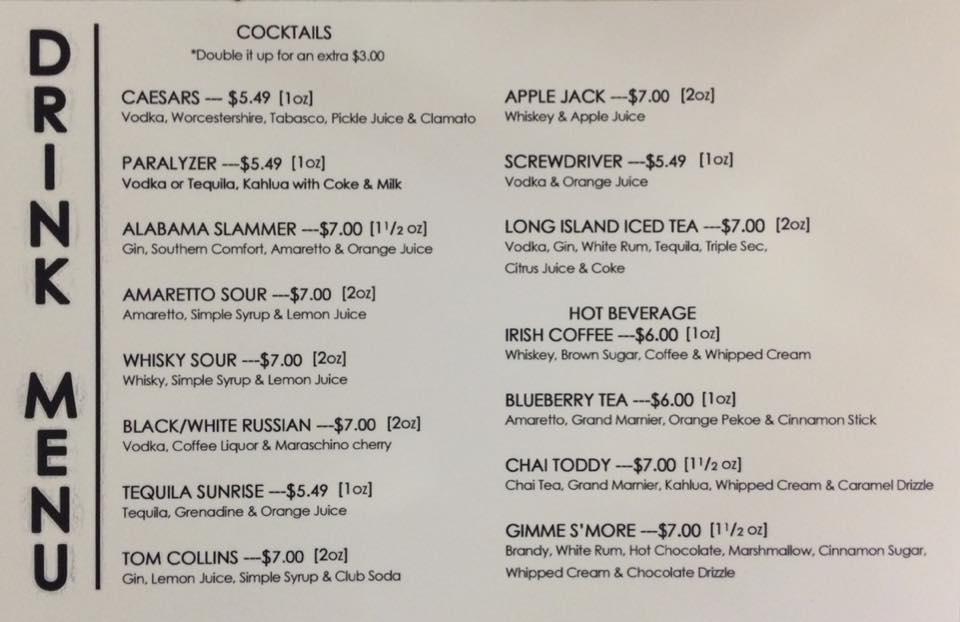 Menu at Cravings on 67 BBQ, Stonewall
