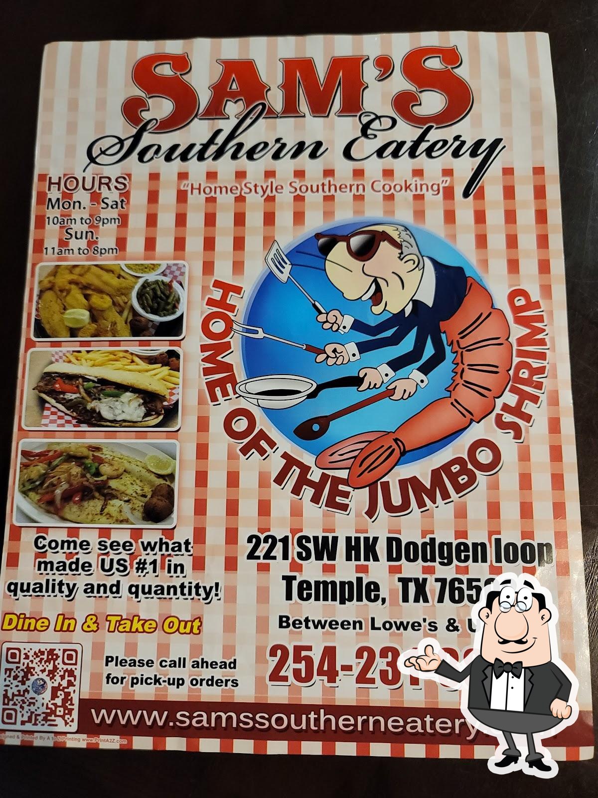 Sam's Southern Eatery, Temple - Restaurant menu, prices and reviews