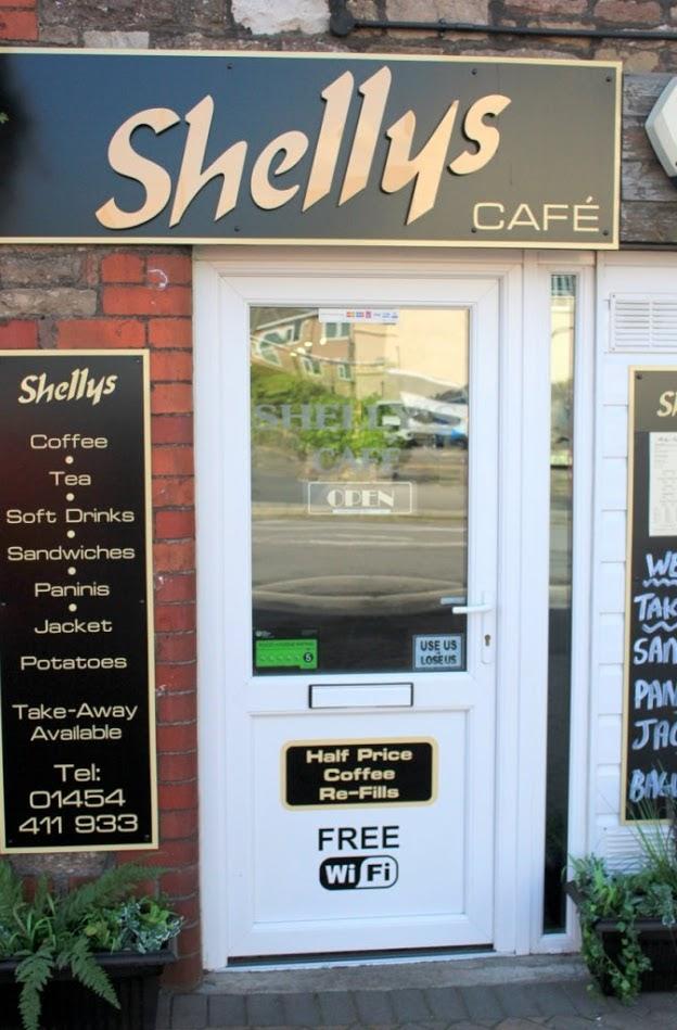 Menu at Shellys Cafe, Bristol, 32 St Mary St