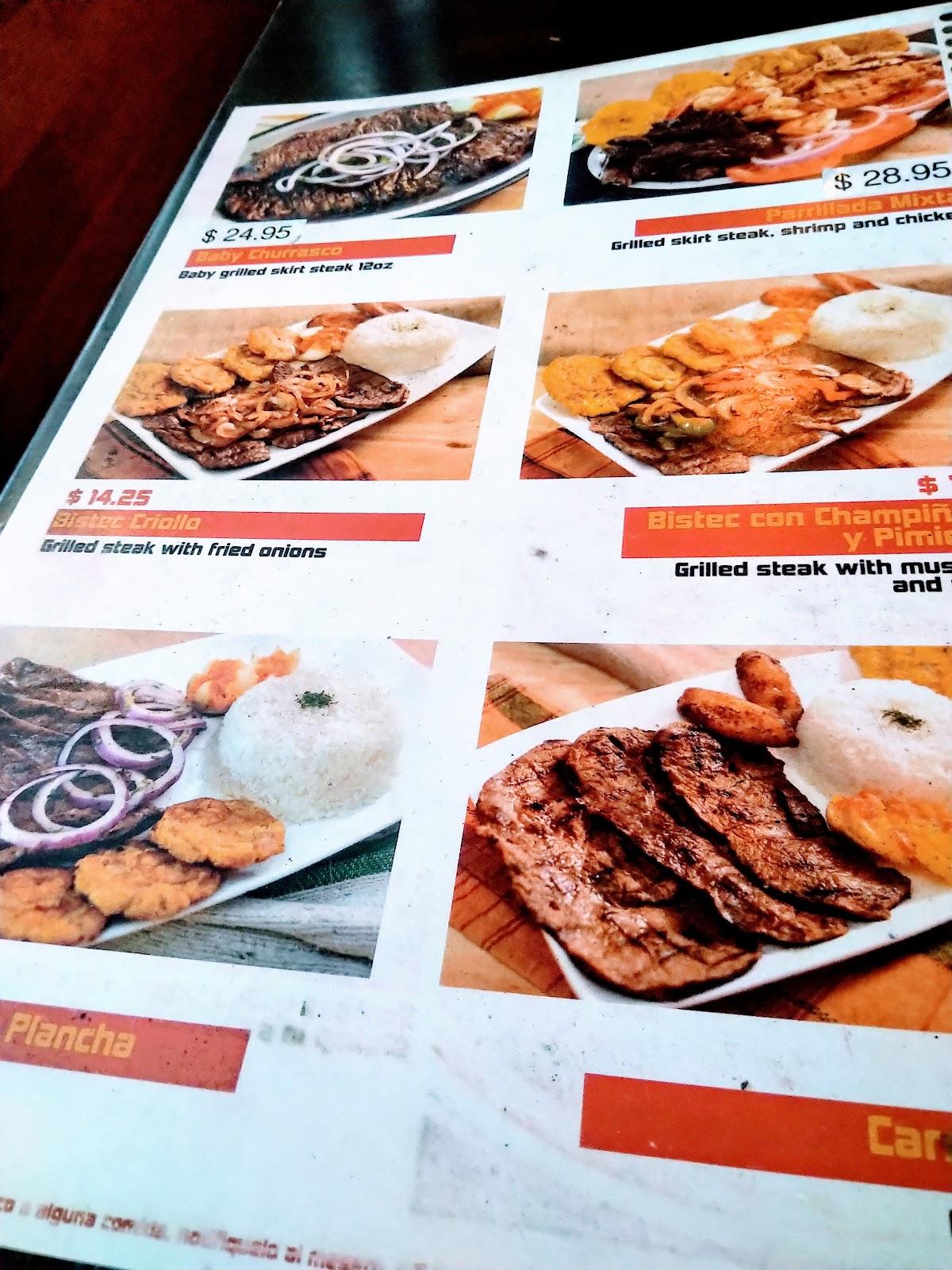 Menu at Colombian House restaurant, New Rochelle
