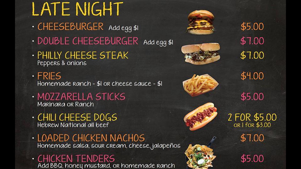 Menu at Curb Appeal Food Truck restaurant, Pittsburgh