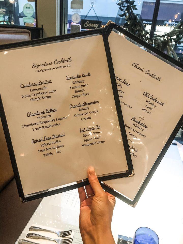 Menu at Fulio's Restaurant, Astoria