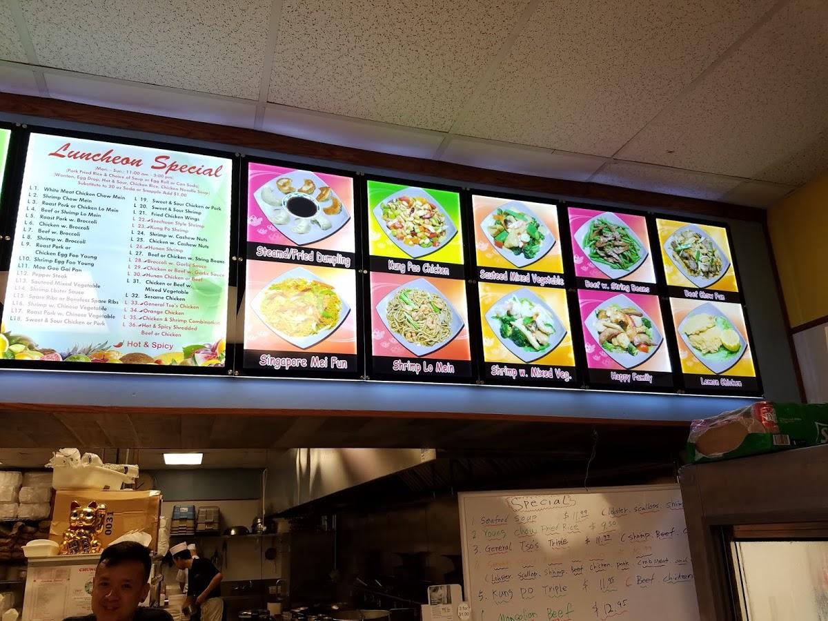 Menu at Chung Hing Chinese Food restaurant, West Babylon