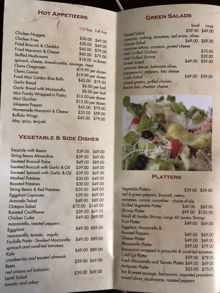 Menu at Battaglia Brothers Deli, Dobbs Ferry