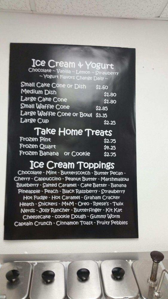Menu at Junction Creamery BBQ, Osceola