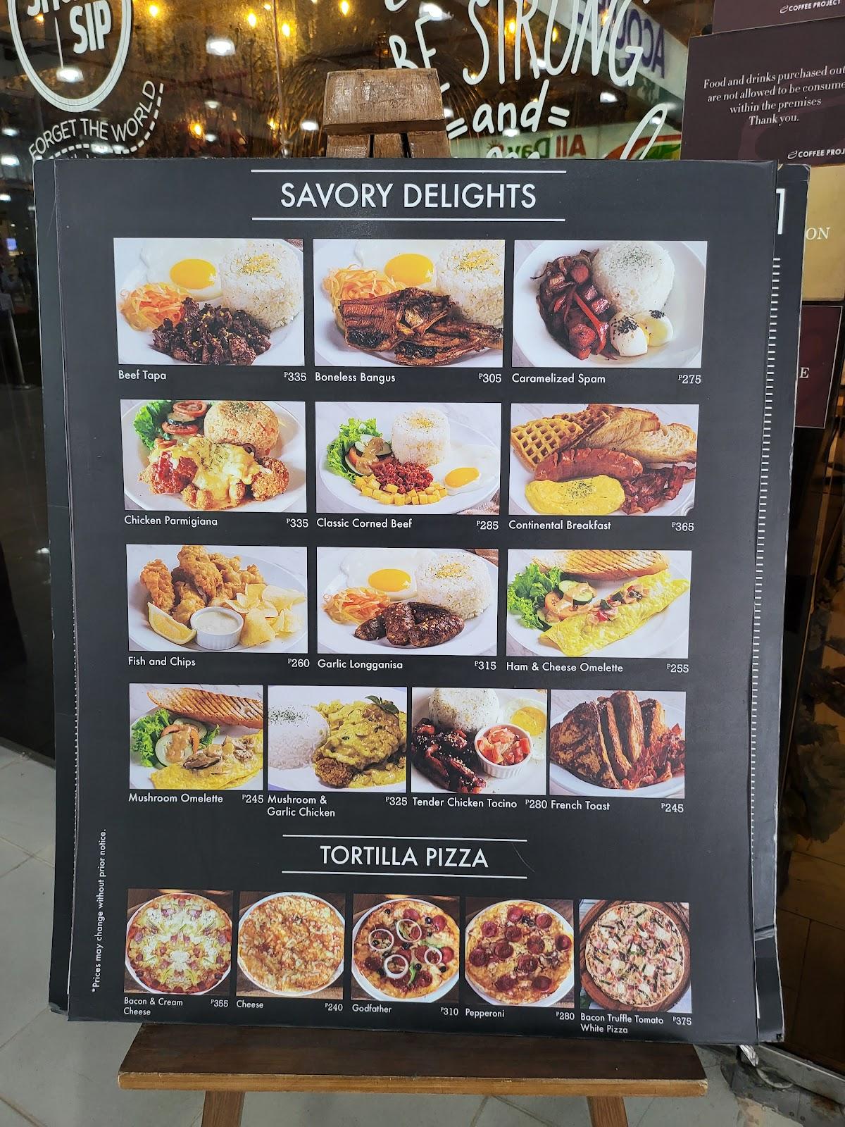 Menu at Coffee Project Starmall EDSA Shaw cafe, Mandaluyong, 632 Shaw Blvd