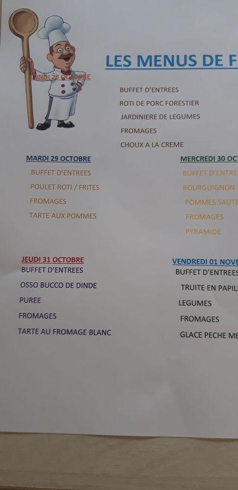 Menu au Chez Fred Bar Brasserie, Vierzon