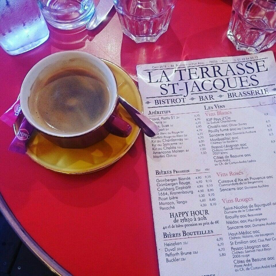Menu au La Terrasse Saint Jacques restaurant, Paris