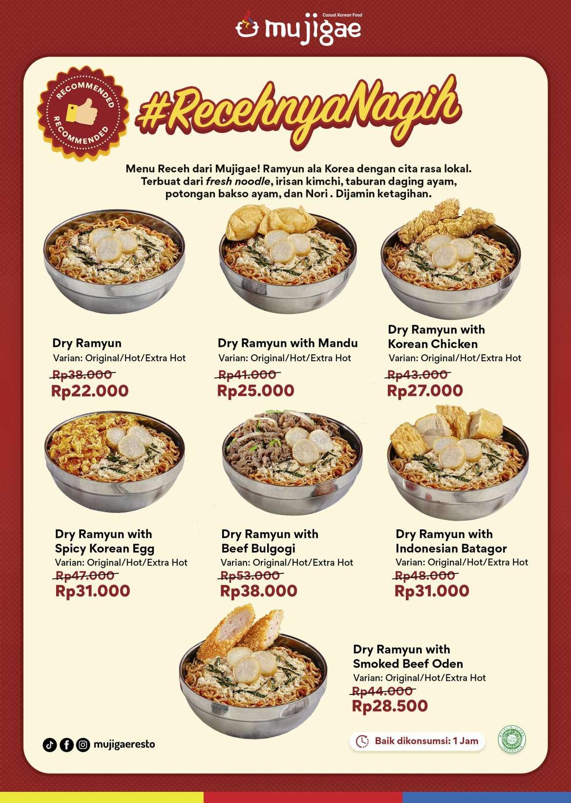 Menu at Mujigae Korean Delivery Ciputat restaurant, Tangerang