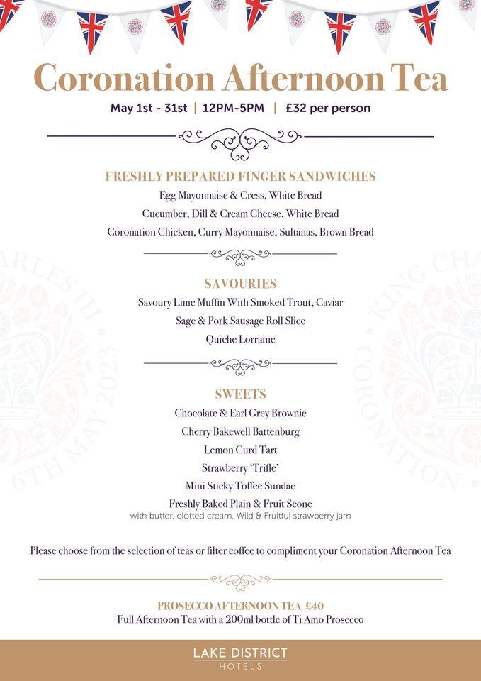 Menu at The Inn on the Lake restaurant, Glenridding