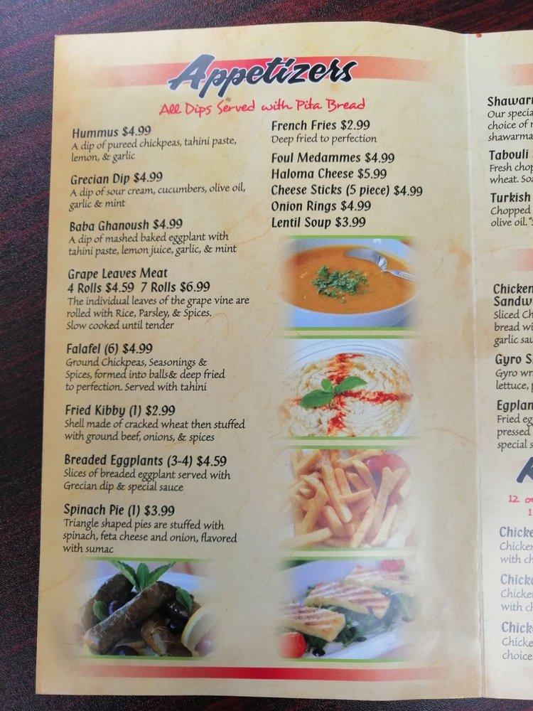 Menu at Al Noor Supermarket & Restaurant, Bossier City