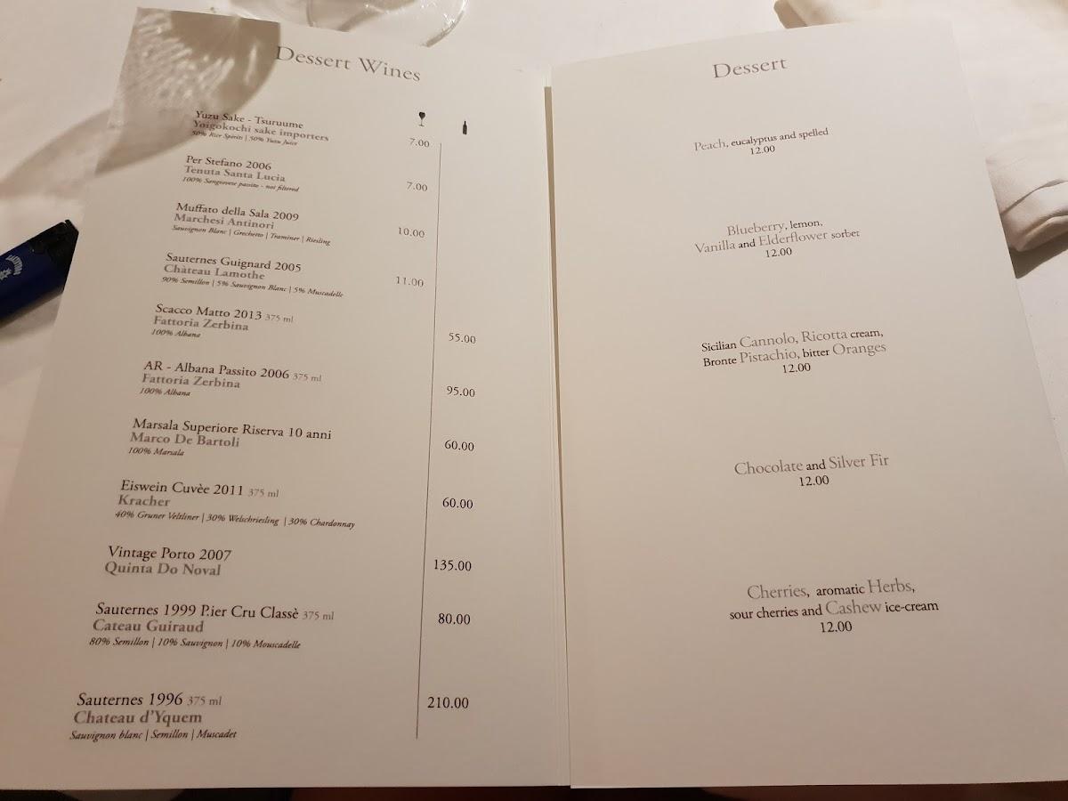 Menu da La Buca ristorante, Cesenatico, Corso Giuseppe Garibaldi