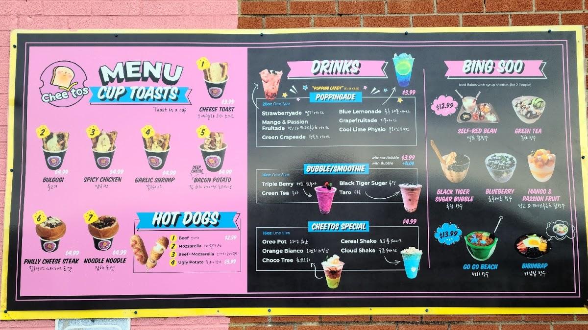 Carta del pub y bar Chick 2 Burger, Opelika