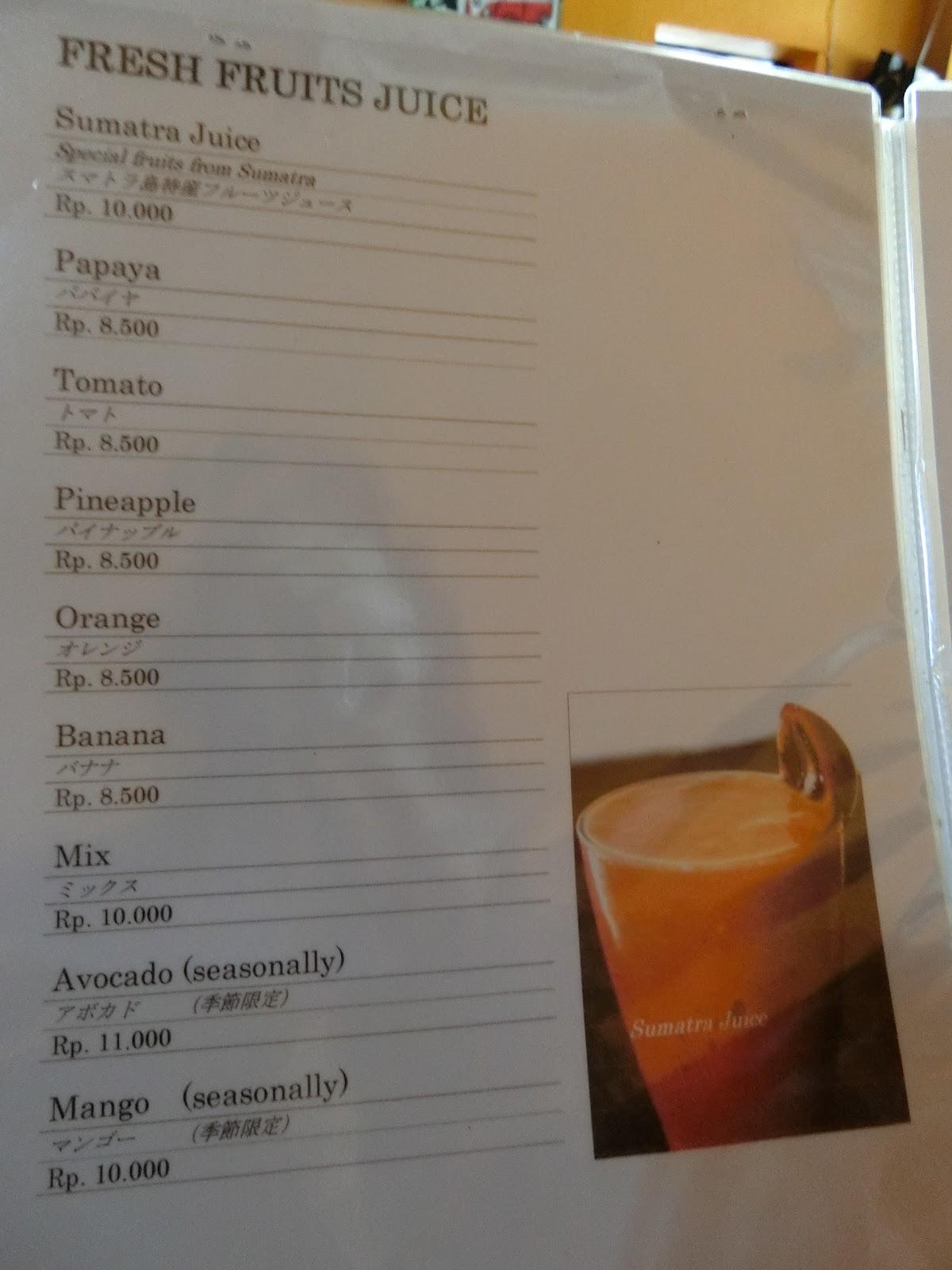 Menu at Roti Canai & Teh Tarik Warung Bunana cafe, Kuta Selatan, Jl ...