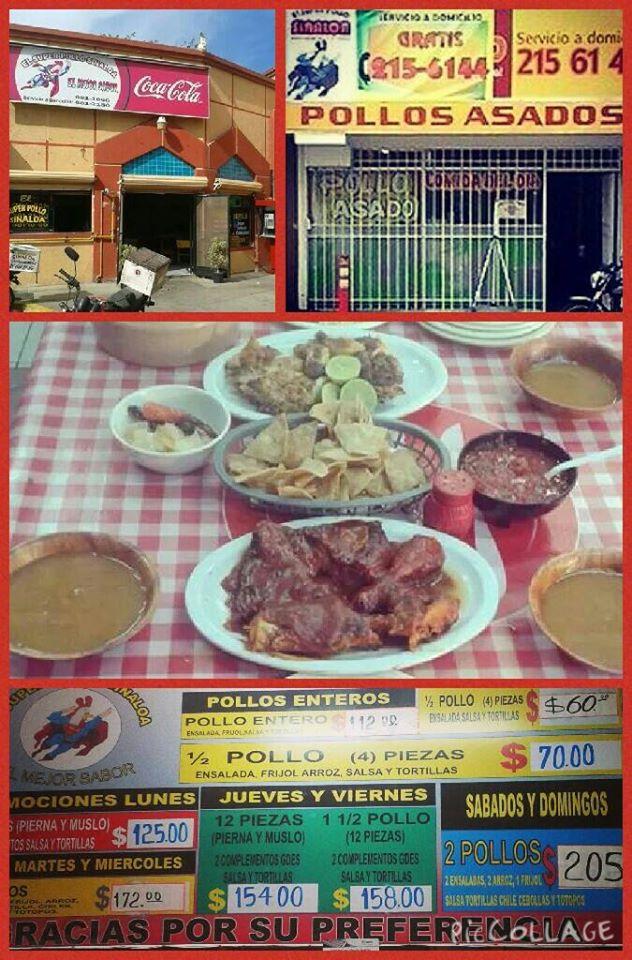 Menu at Super Pollo Sinaloa restaurant, Tijuana, De las Ferias 4-2