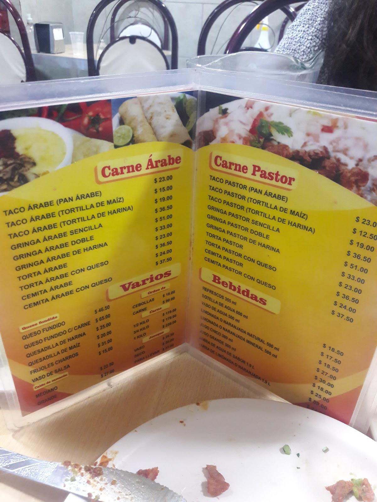 Carta del restaurante EL Sultan, Heroica Puebla del Zaragoza, Victoria ...