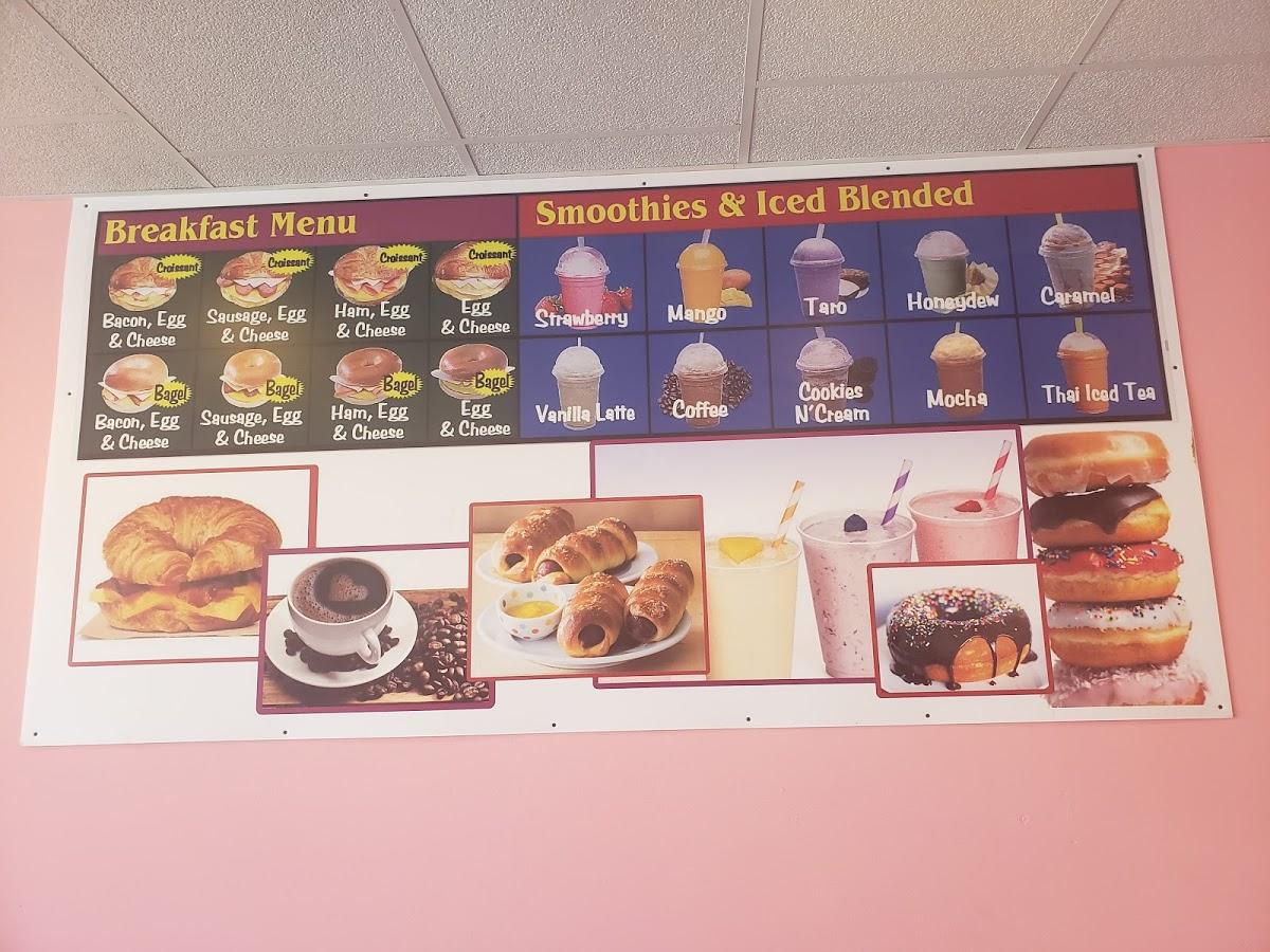 Menu at Fresh Donuts, Rockwood