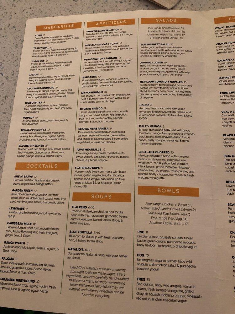 Menu at Hugo's Invitados pub & bar, Irving