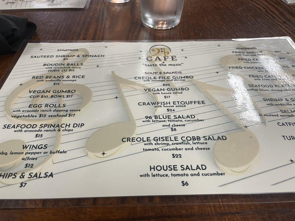 Menu at 96 Café pub & bar, Humble