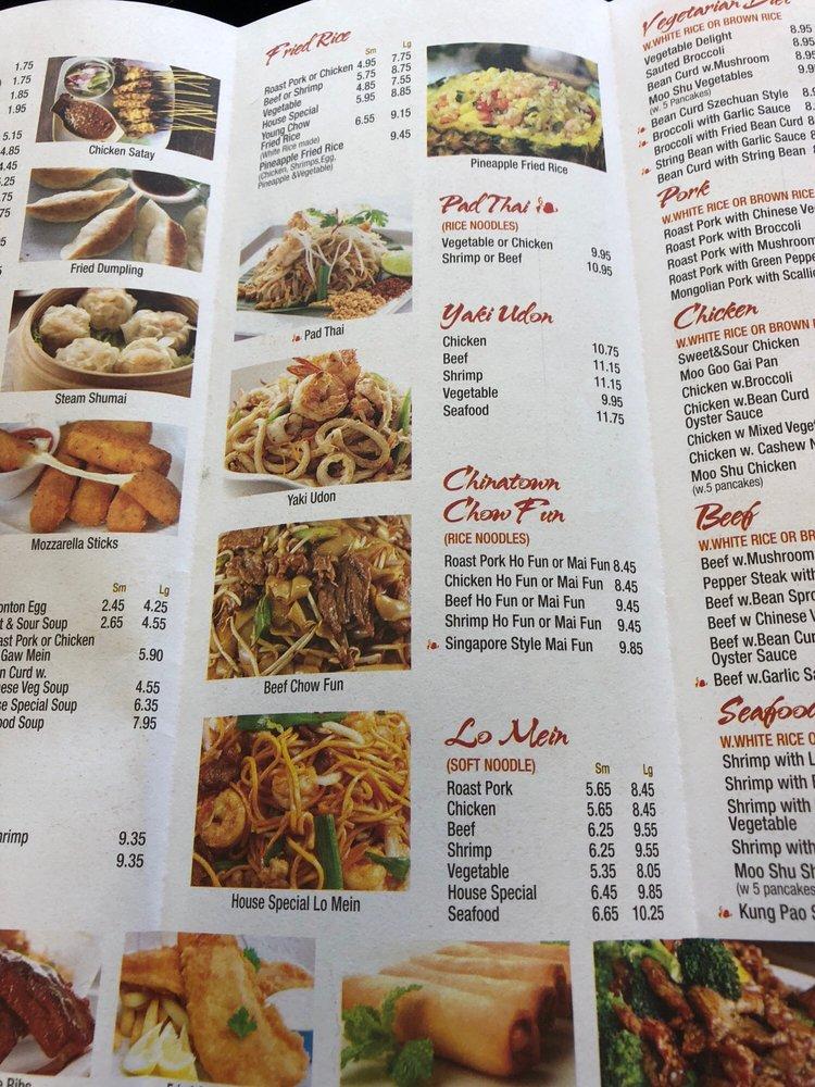 Menu at No. 1 Wok's restaurant, Montville