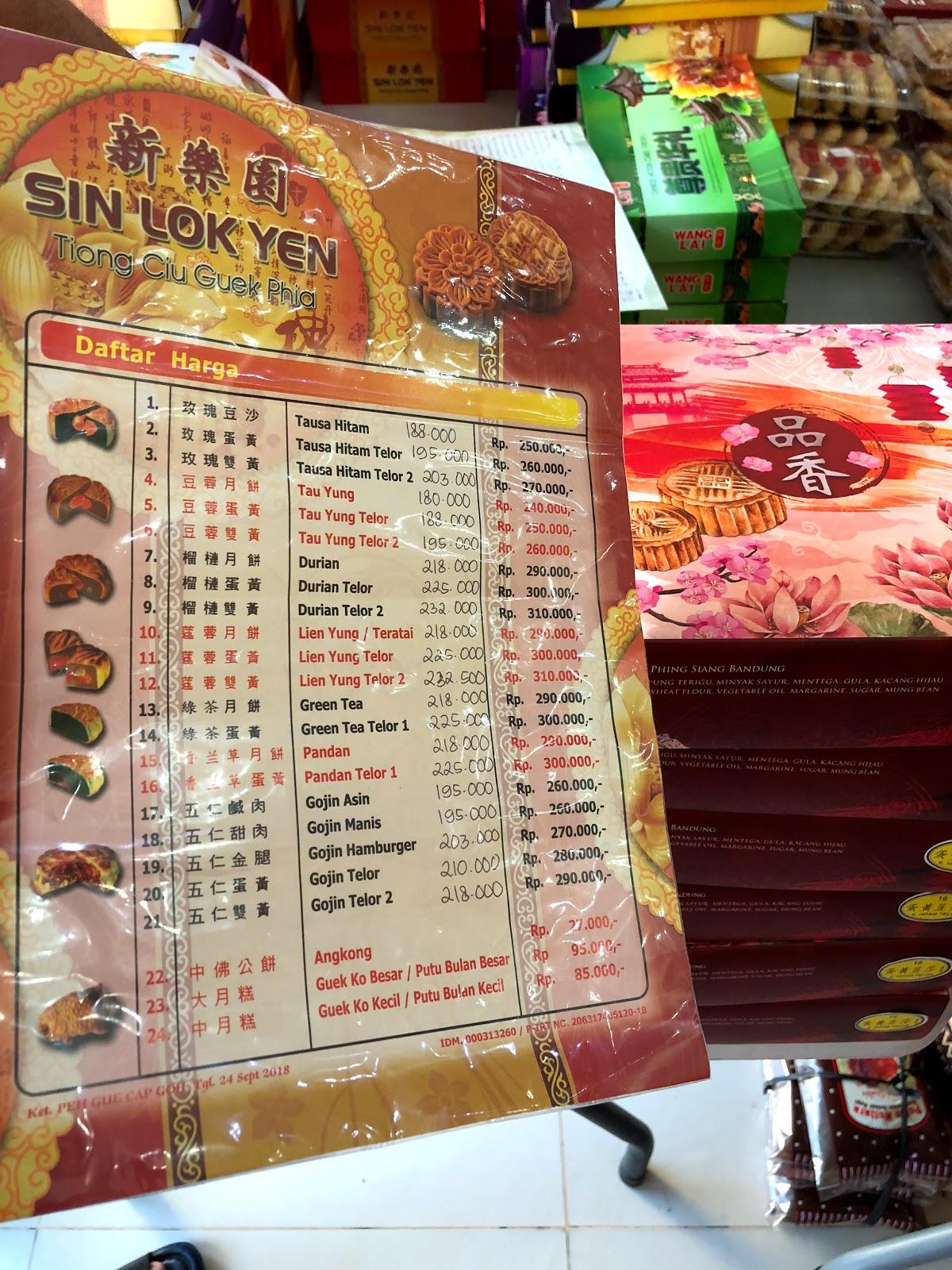 Menu at Bakpau B Delapan Duta Mas restaurant, West Jakarta, Jalan ...
