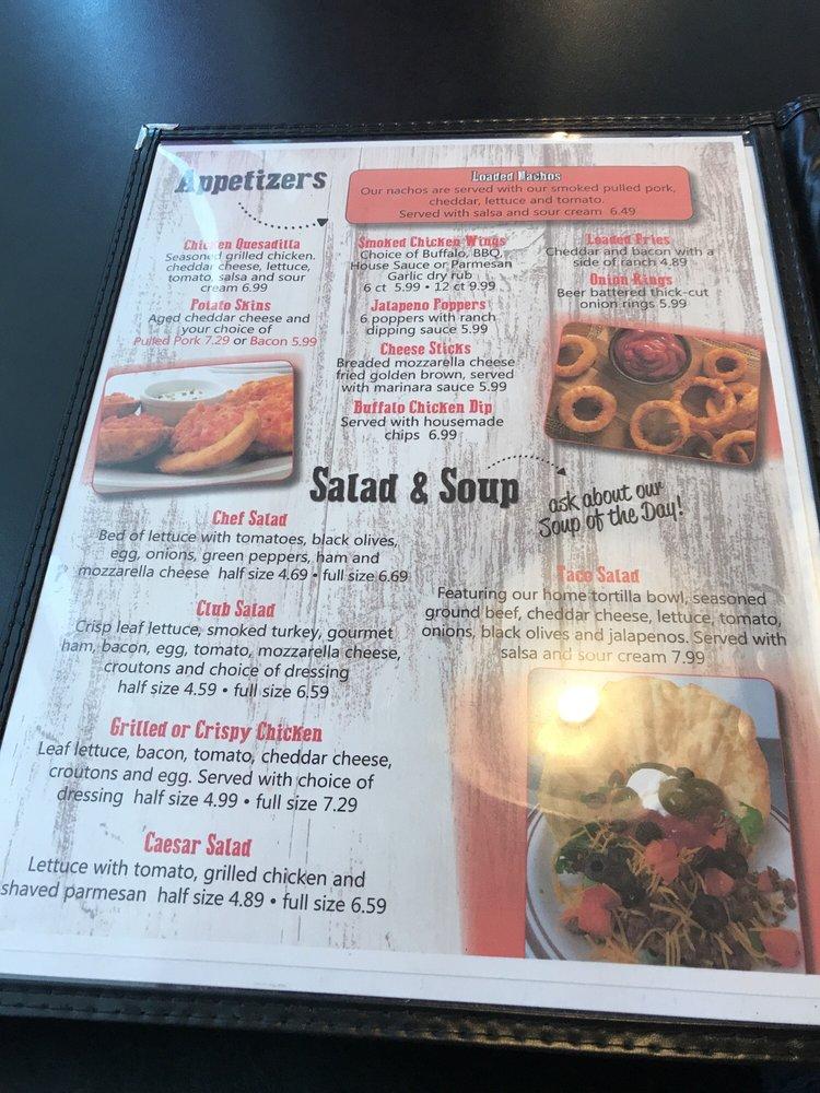 Menu at Ray's Harvest House restaurant, Albany