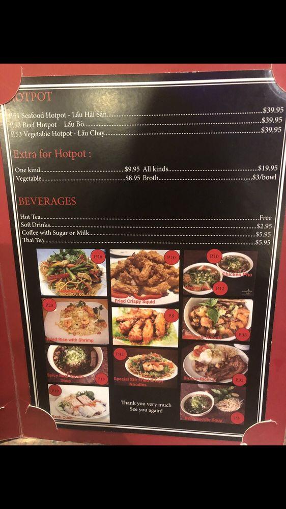 Menu at SAIGON'S CORNER Authentic Vietnamese Cuisine restaurant, Iowa ...