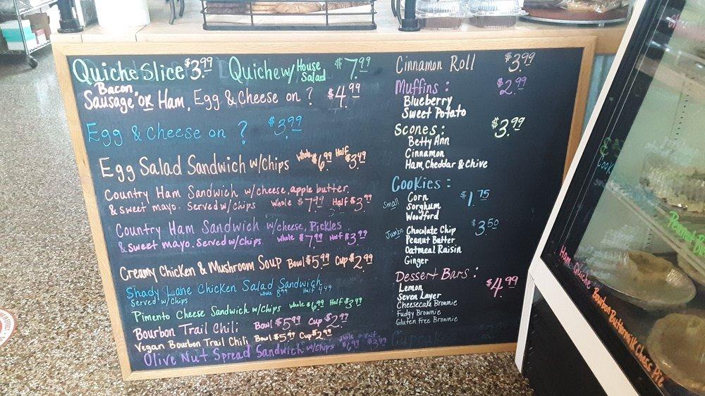 Menu at The Midway Bakery and Cafe, Midway