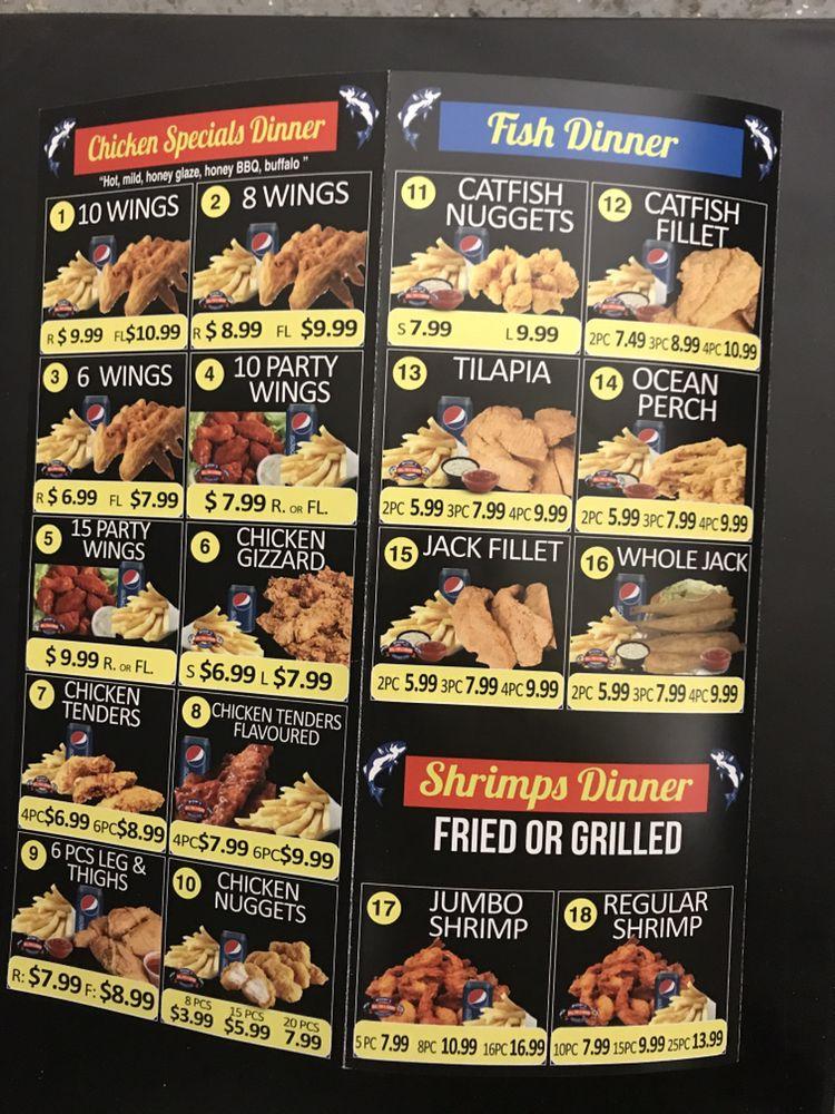 Carta del restaurante Pop's Grill, Fish & Chicken, Florissant