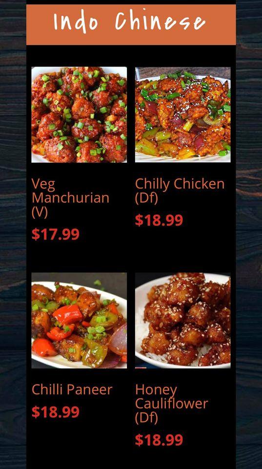 Menu at Flame Indian Restaurant, New Plymouth, 151 Devon St E