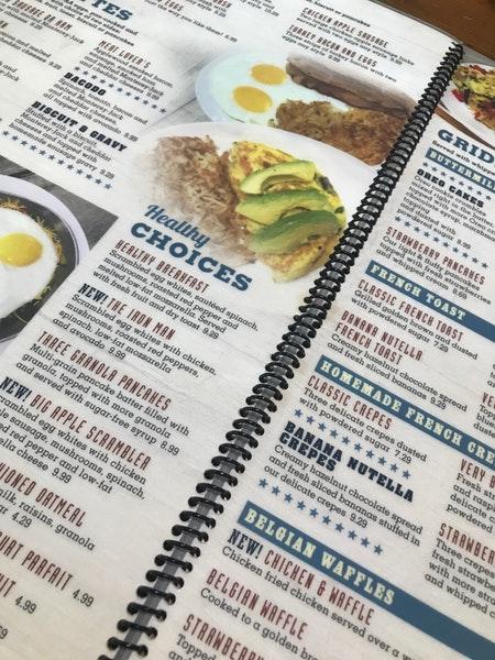 Menu at Sunview Cafe, Allen