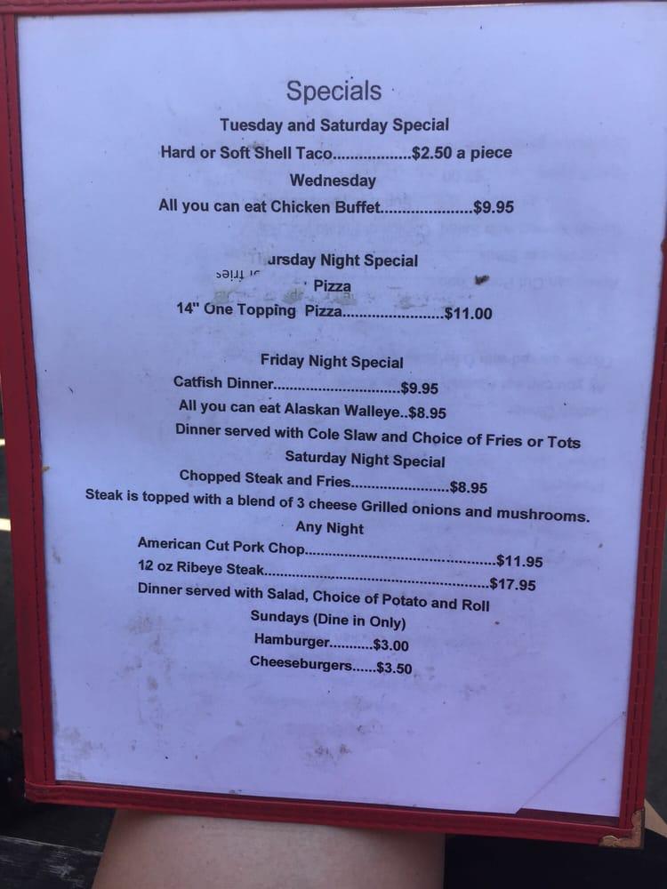 Menu at Fat Albert's pub & bar, Gridley