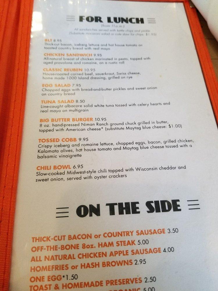 Menu at Matt's Big Breakfast restaurant, Phoenix, E Camelback Rd