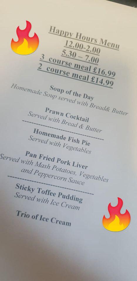Menu at The Royal Hotel pub & bar, Matterdale