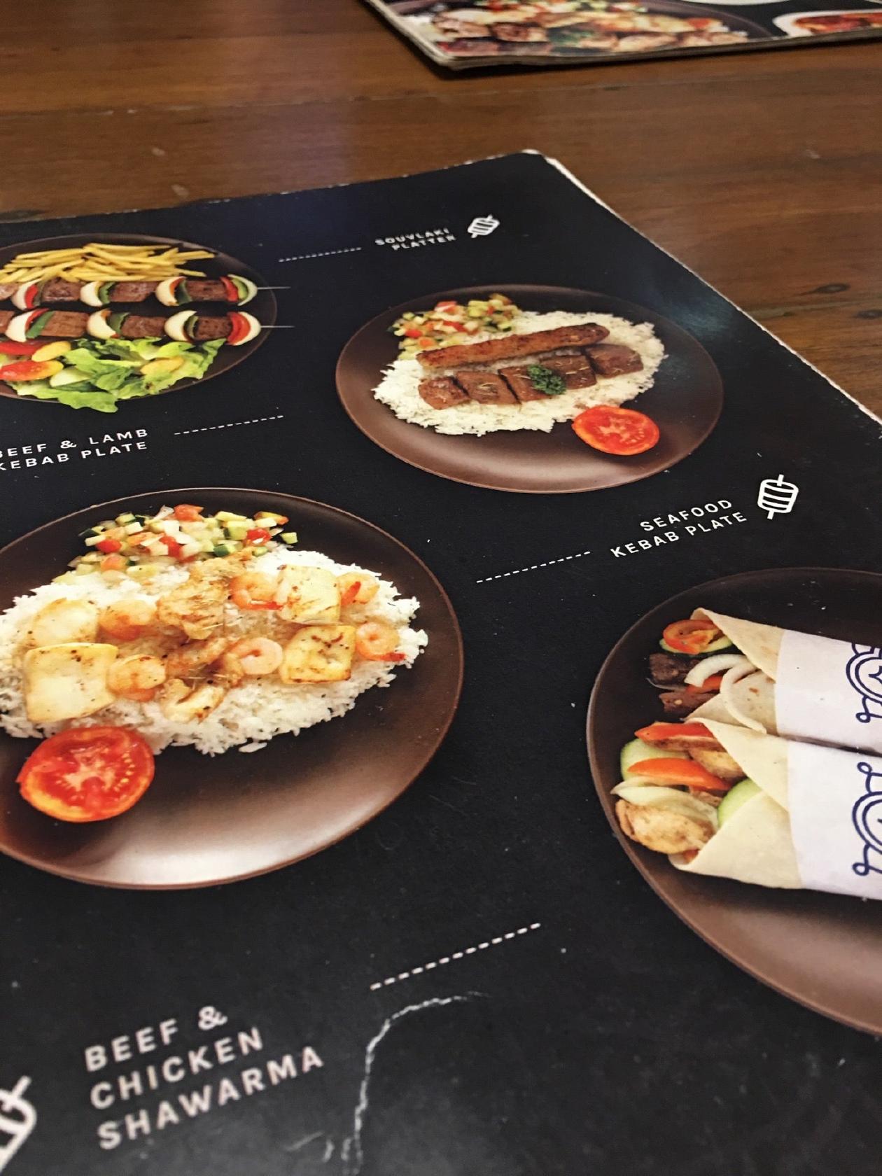 Menu at Sultan Mediterranean Grill restaurant, Makati, UG9 Valero Plaza ...