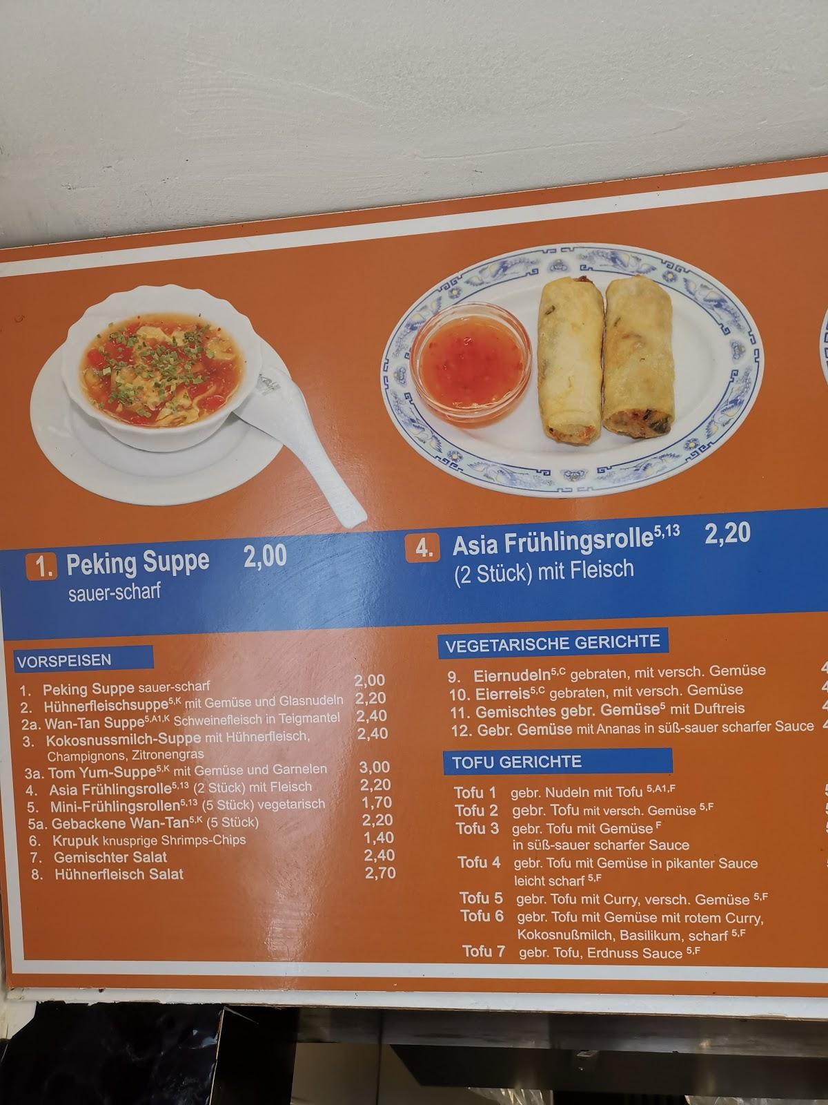 Speisekarte von Asia Snack restaurant, Weißenburg in Bayern, Augsburger ...
