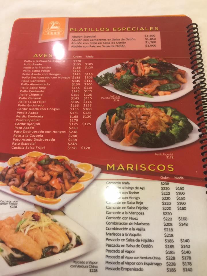 Menu at Good luck restaurant, Mexicali, Calz Independencia 1785