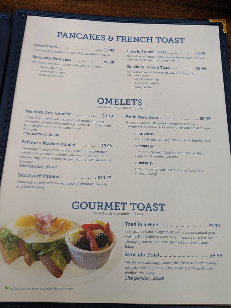 Menu at Sunnyside Diner Edmond restaurant, Edmond