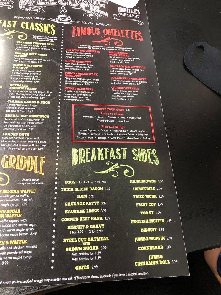 Menu at Meet Me At Irene's restaurant, Hartville