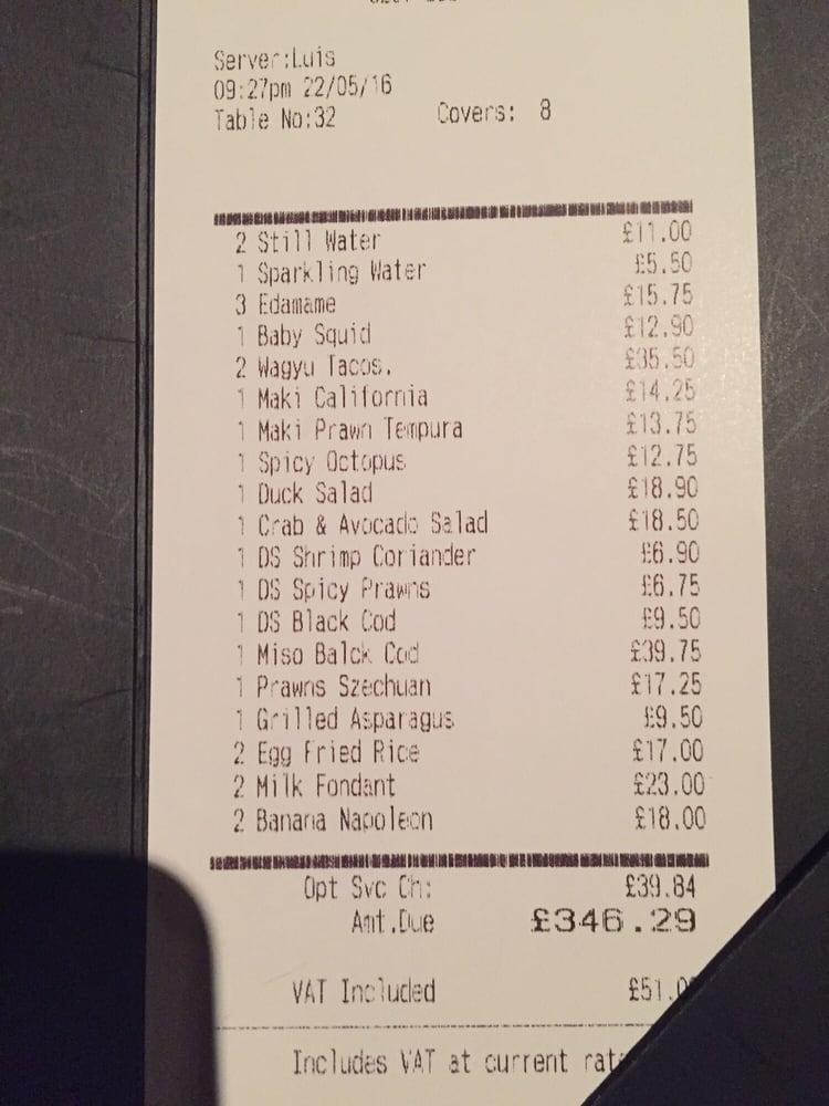 Menu at Novikov Restaurant & Bar, London, 50A Berkeley St