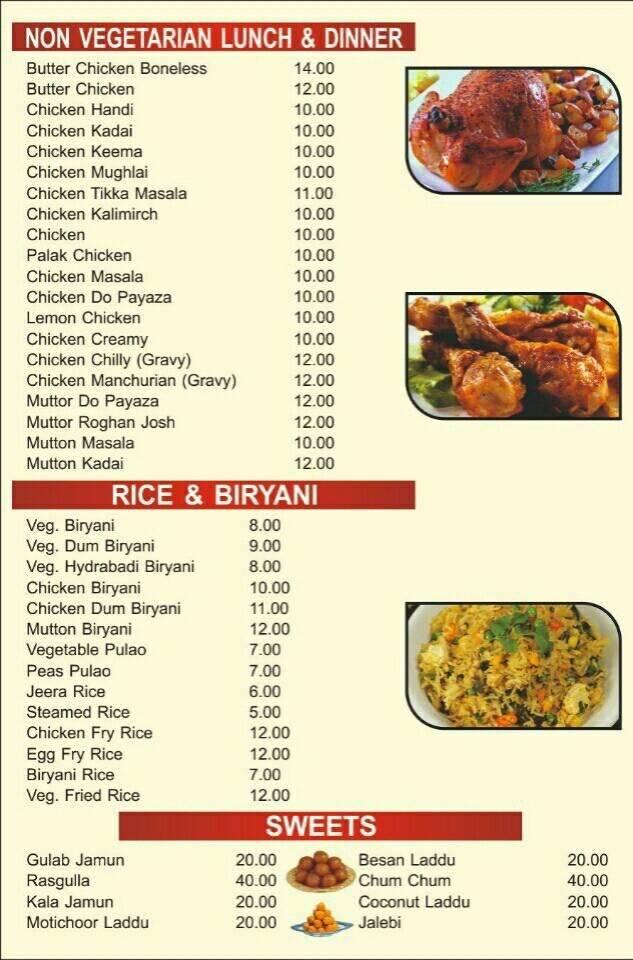 Menu at Pure Palace Restaurant, Umm Al Quwain