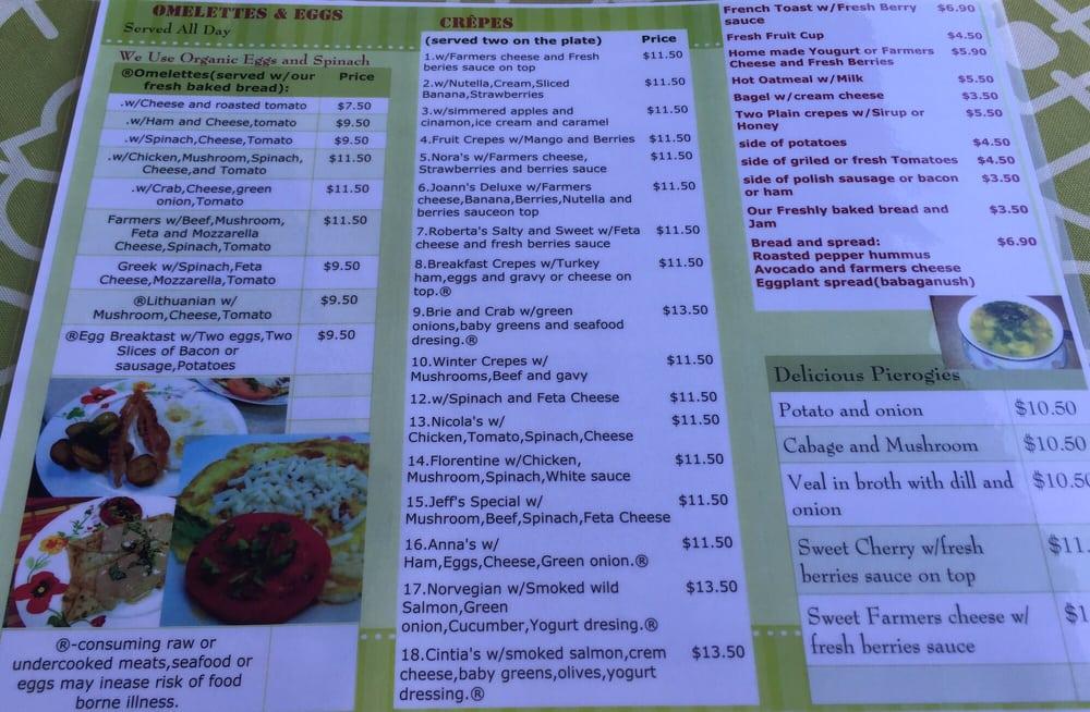 Menu at Around the World Cafe Bakery, Indialantic