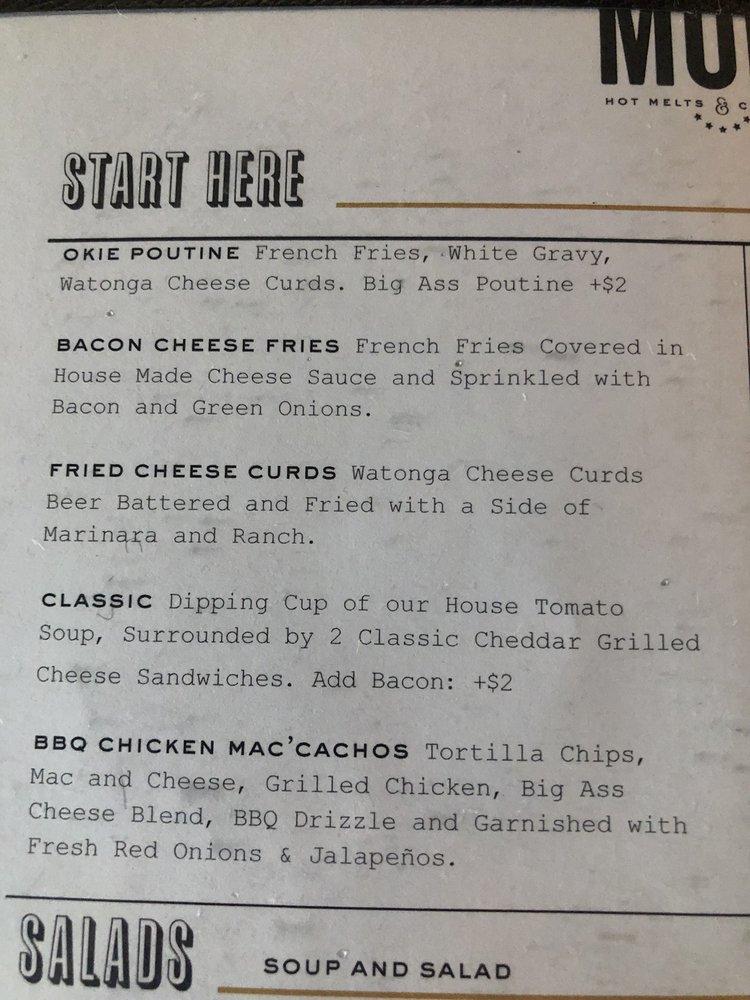 Menu at The Mule Edmond pub & bar, Edmond