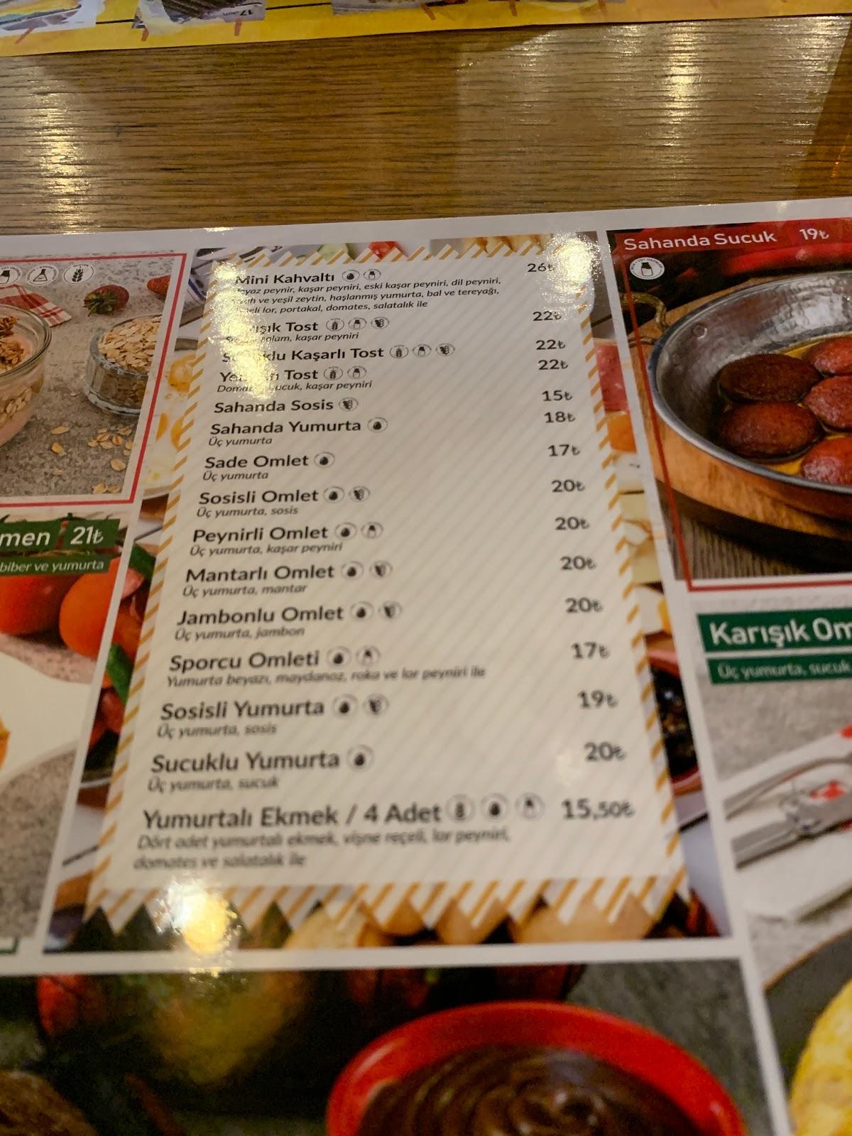 Menu at Happy Moon’s Bulvar216, Istanbul, Barbaros Mah. Fulya Sok ...
