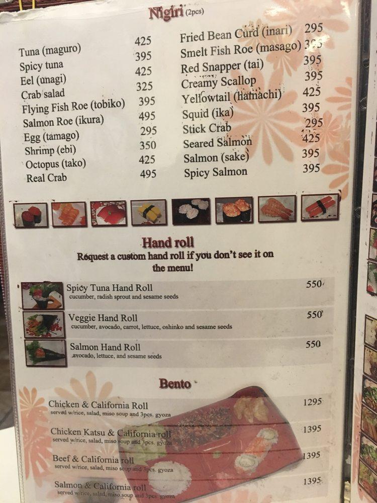 Menu at Yami Sushi & Teriyaki restaurant, Gresham, SW Highland Dr