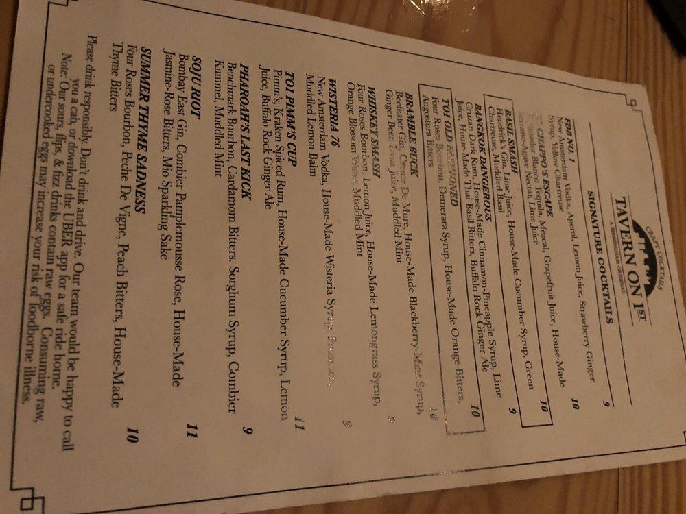 Menu at PAPER DOLL pub & bar, Birmingham