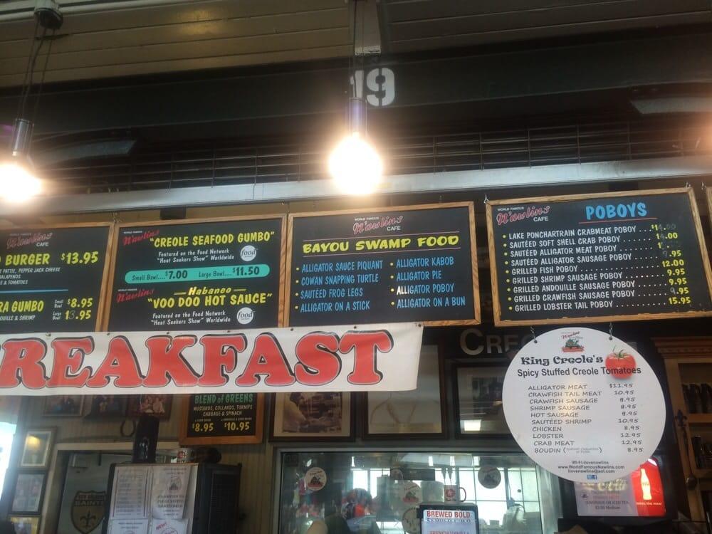 Menu at World Famous N'awlins Cafe & Spice Emporium, New Orleans